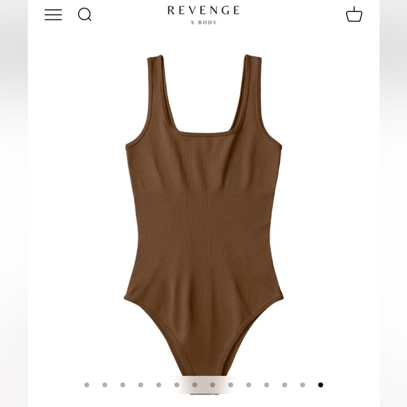 Revenge Body | Tops | New In Package Brown Revenge Body Square Neck ...